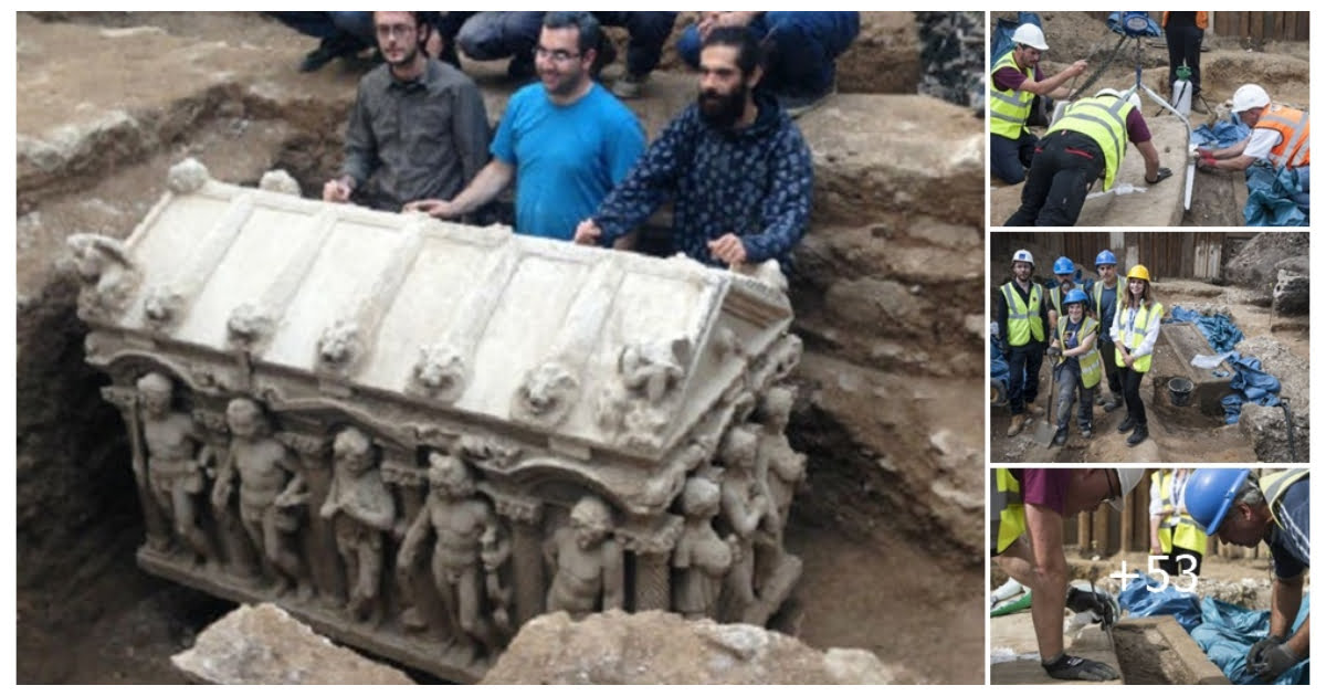 Ancient Roman Sarcophagus Unearthed In London Building Site Daily Viral