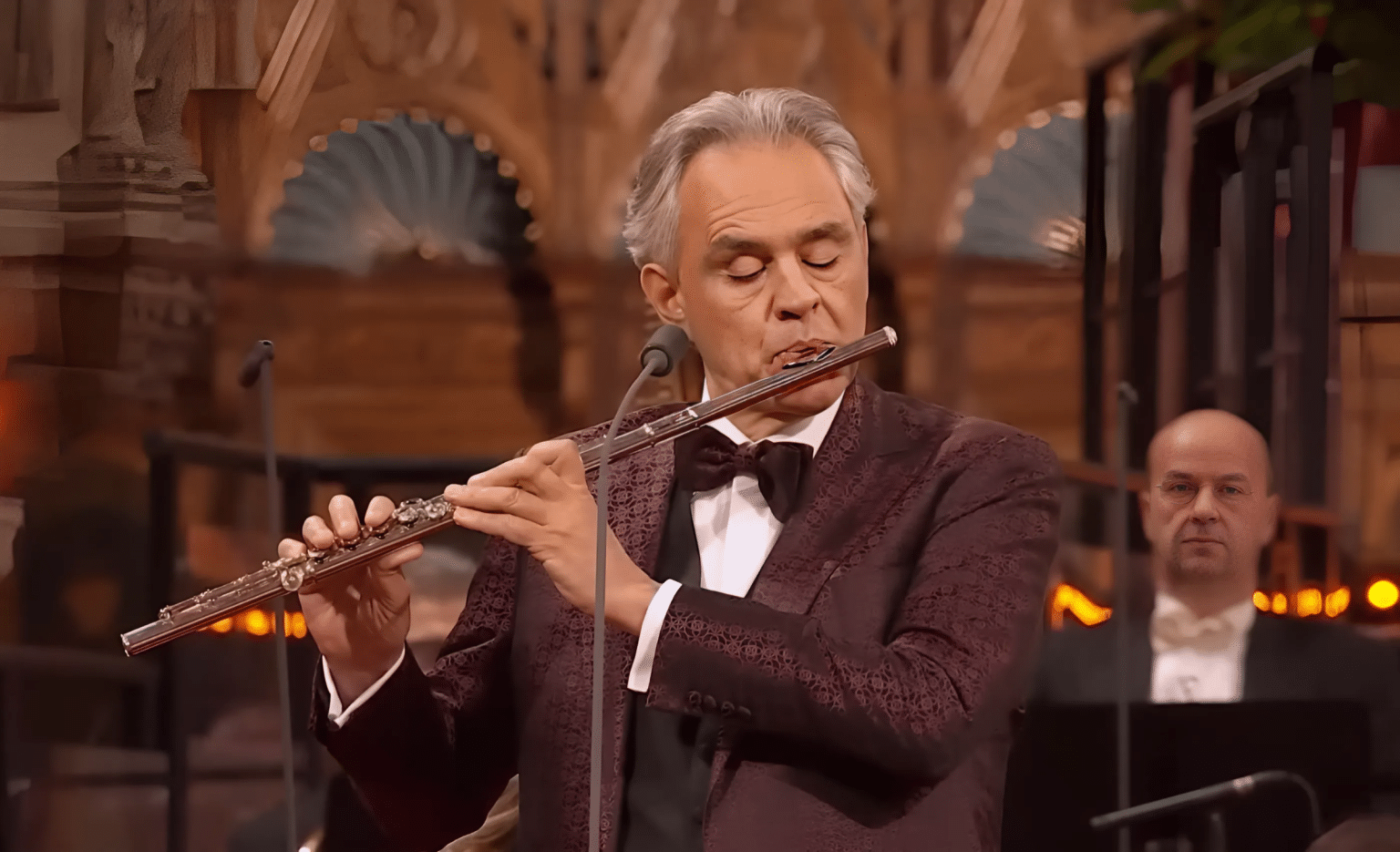 Andrea Bocelli's Breathtaking Flute Performance Of “Dolce È Sentire” Is ...